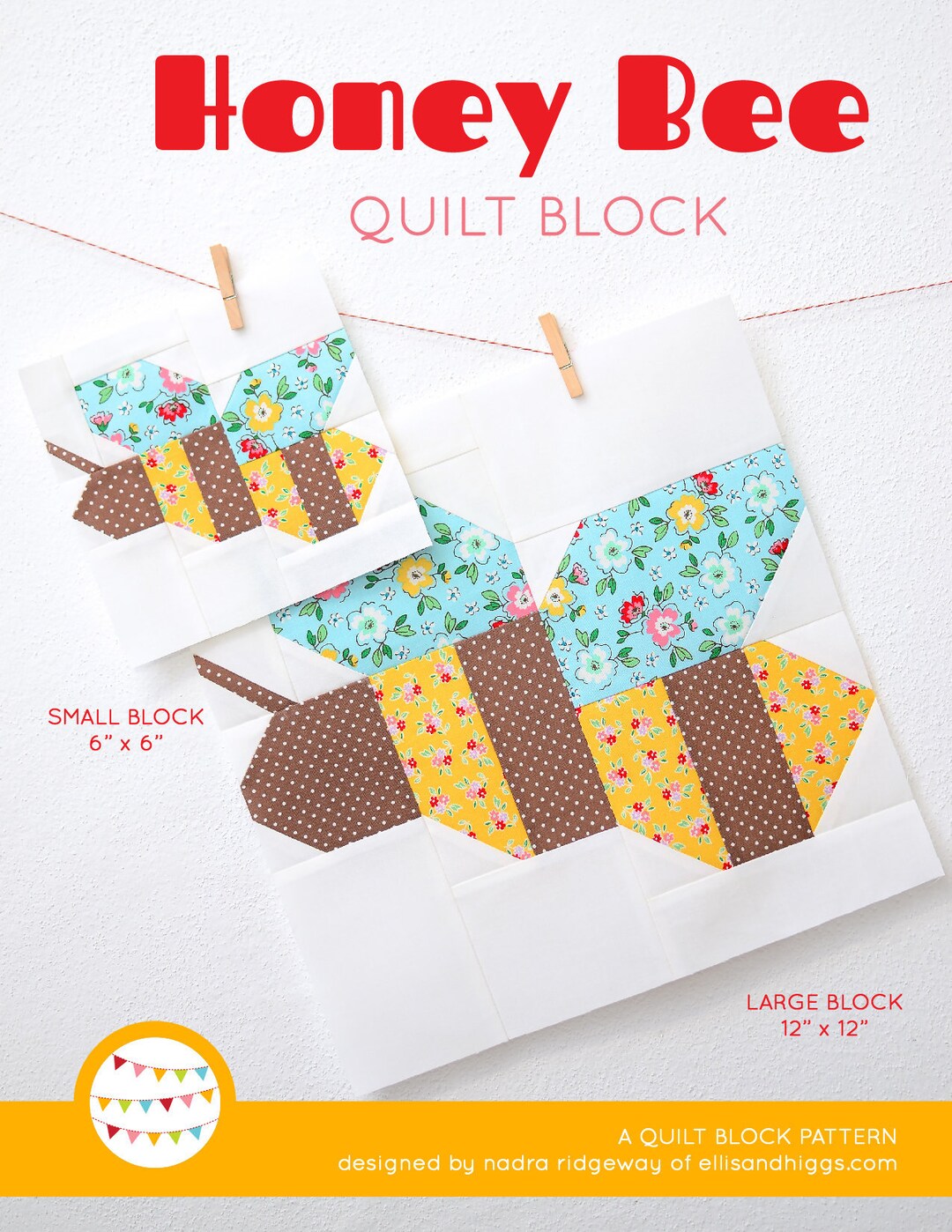 PDF Spring Quilt Pattern - Honey Bee Quilt Pattern - Etsy