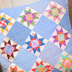 PDF Quilt Pattern - Starry Sky Pillow / Mini Quilt - Etsy