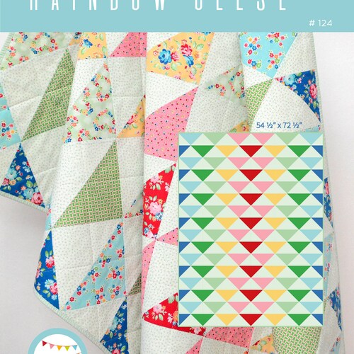 PDF Quilt Pattern Rainbow Geese - Etsy