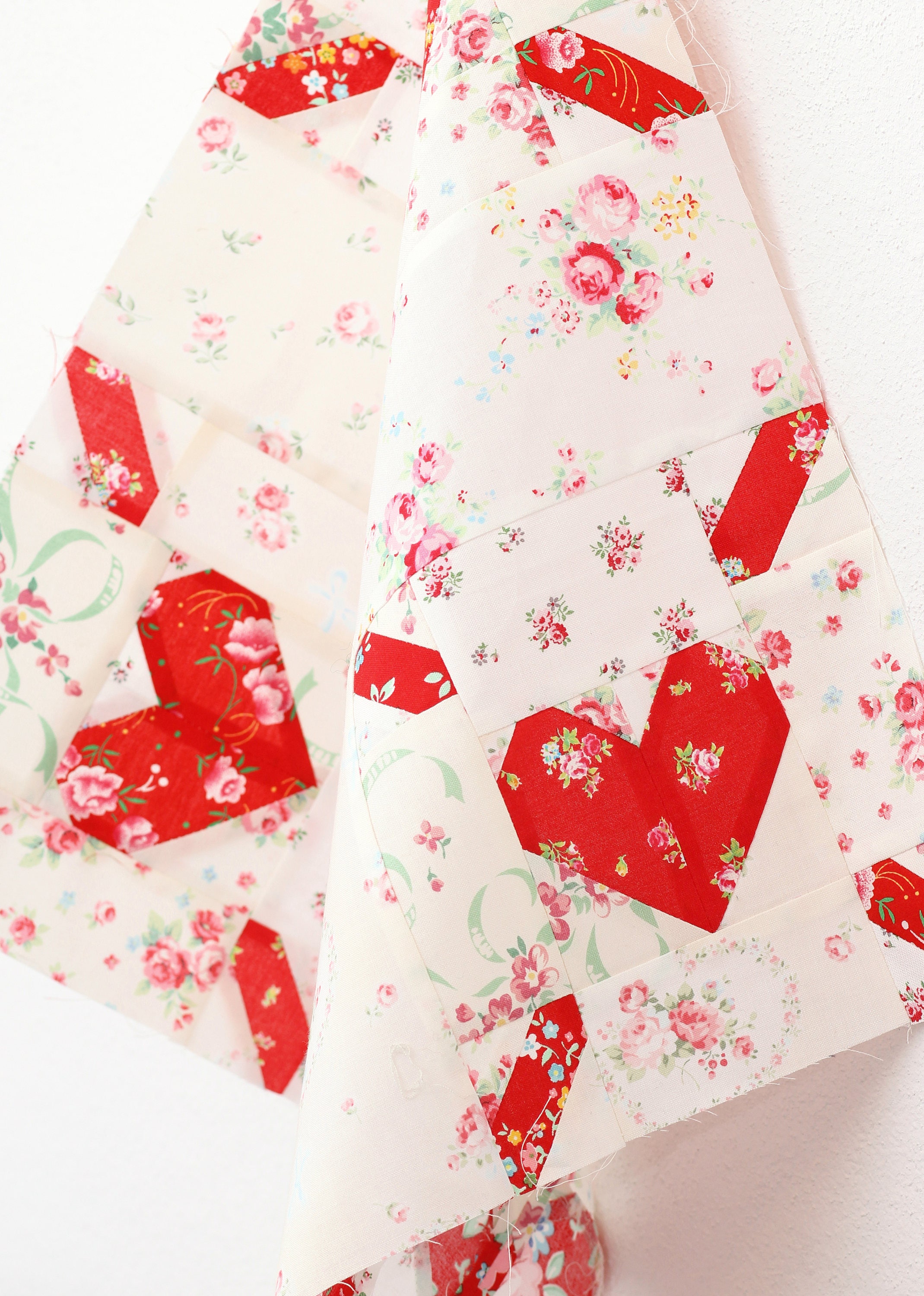 PDF Heart Quilt Pattern Love is All Around Heart Mini Quilt - Etsy