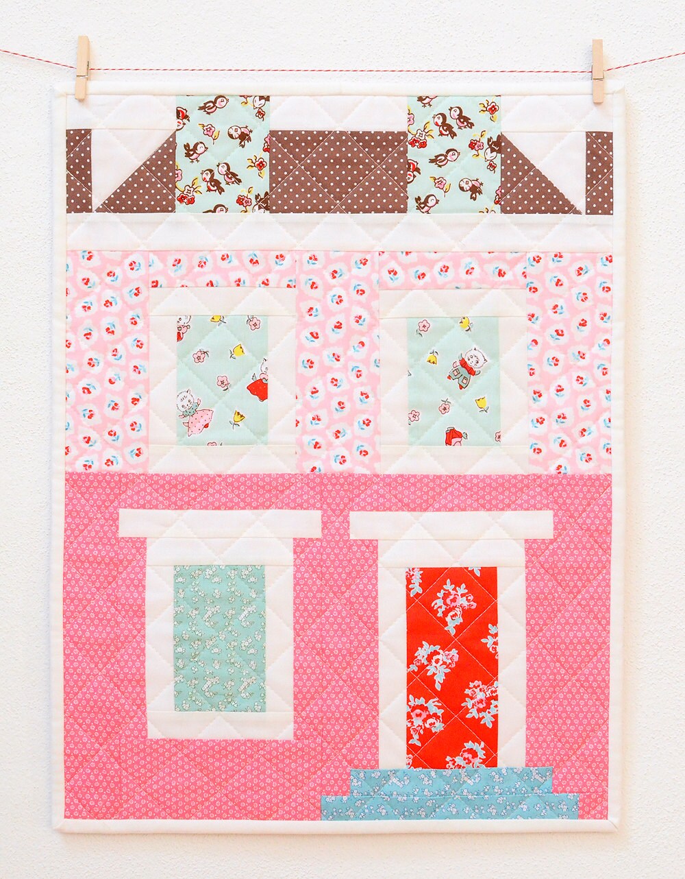 PDF Quilt Pattern - Notting Hill House MINI - Etsy Canada