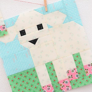 PDF Easter Quilt Pattern - Lamb Quilt Pattern - Etsy