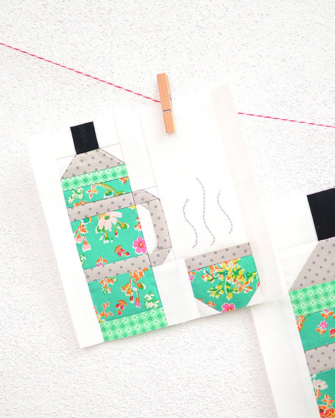 PDF Summer Camping Quilt Pattern - Thermos Bottle Quilt Pattern - Etsy