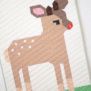 PDF Christmas Quilt Pattern - Reindeer Quilt Pattern - Etsy