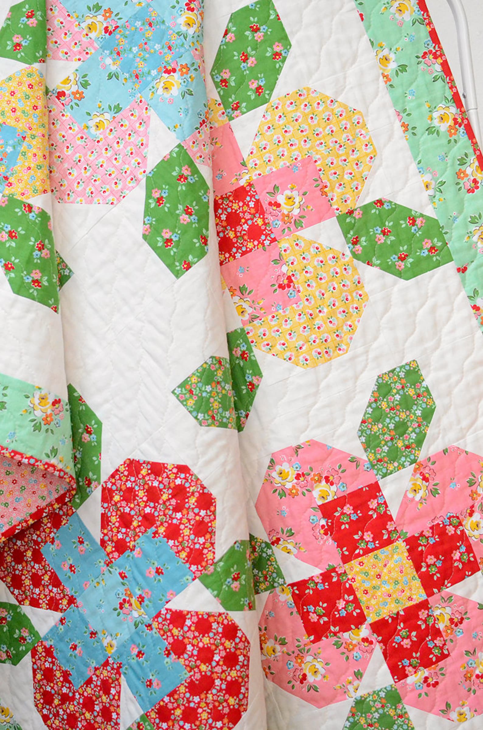 PDF Patchwork Anleitung Flower Garden | Etsy