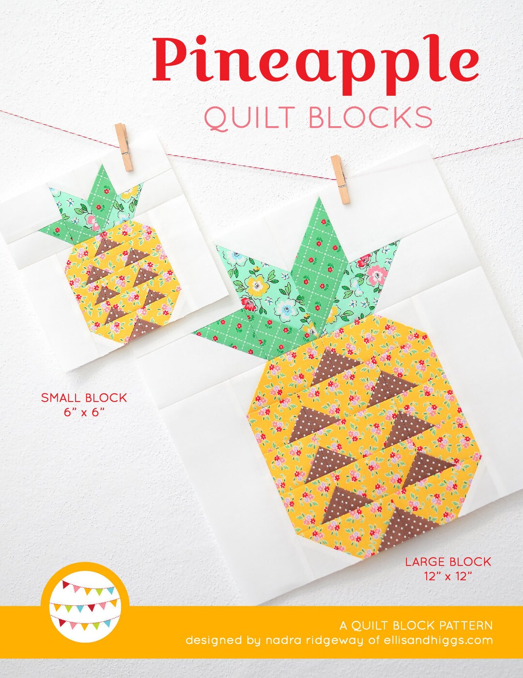 PDF Quilt Pattern - Pineapple Quilt Pattern - Etsy