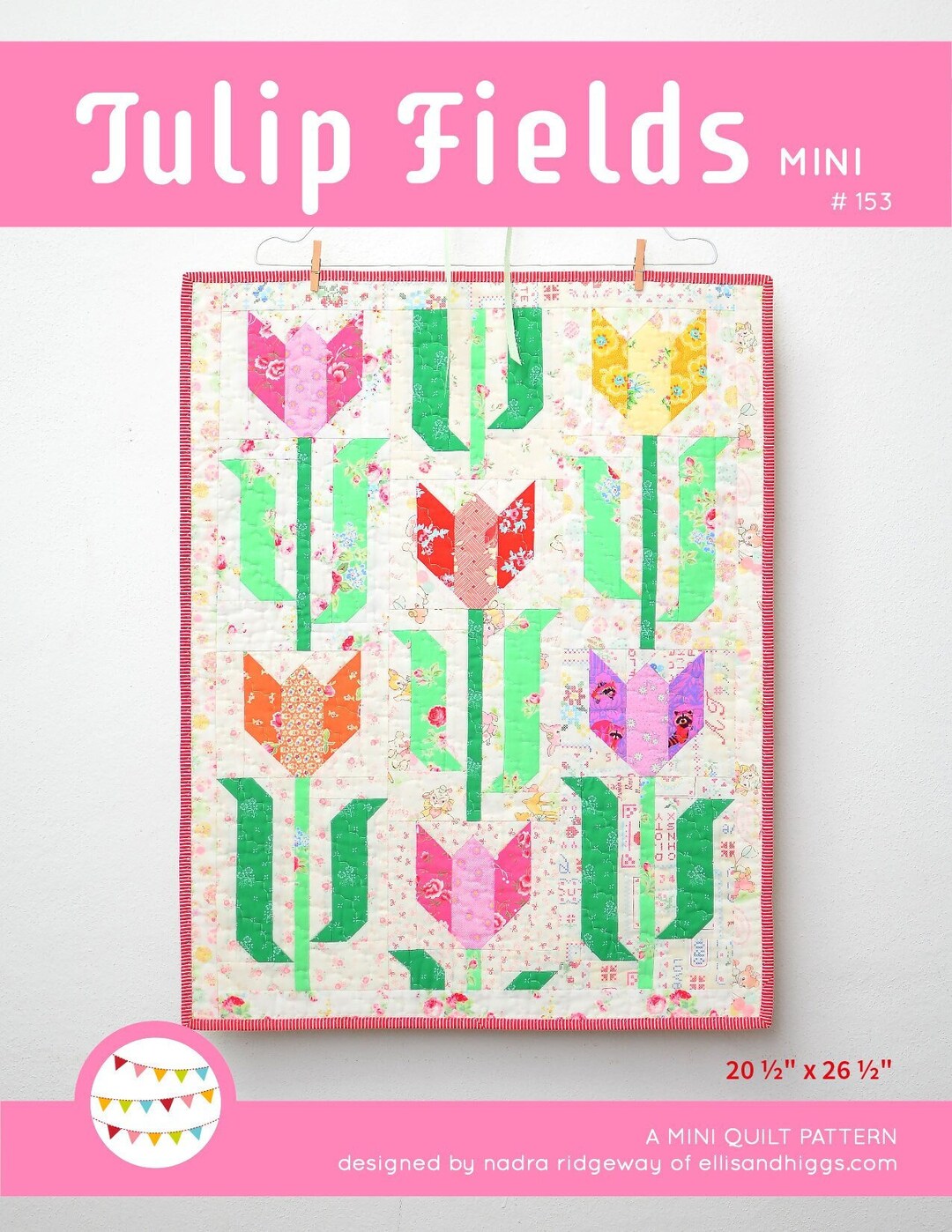 PDF Spring Quilt Pattern - Tulip Fields Mini Quilt - Etsy