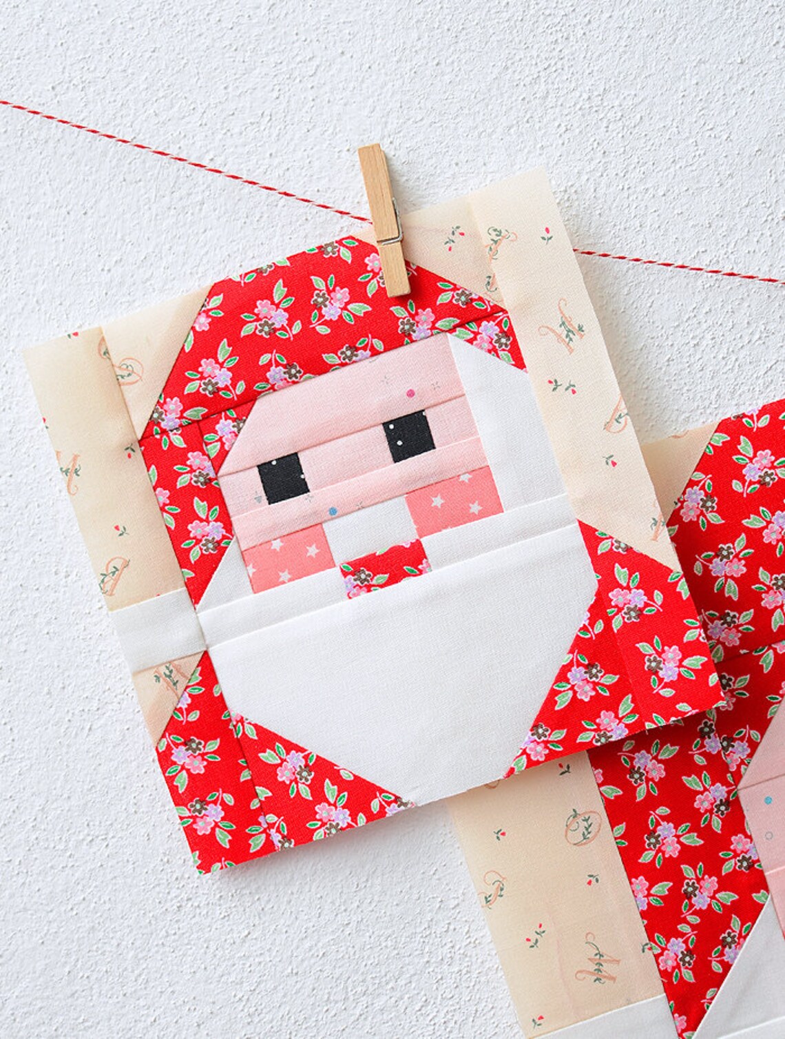 PDF Christmas Quilt Pattern Santa Claus Quilt Pattern - Etsy