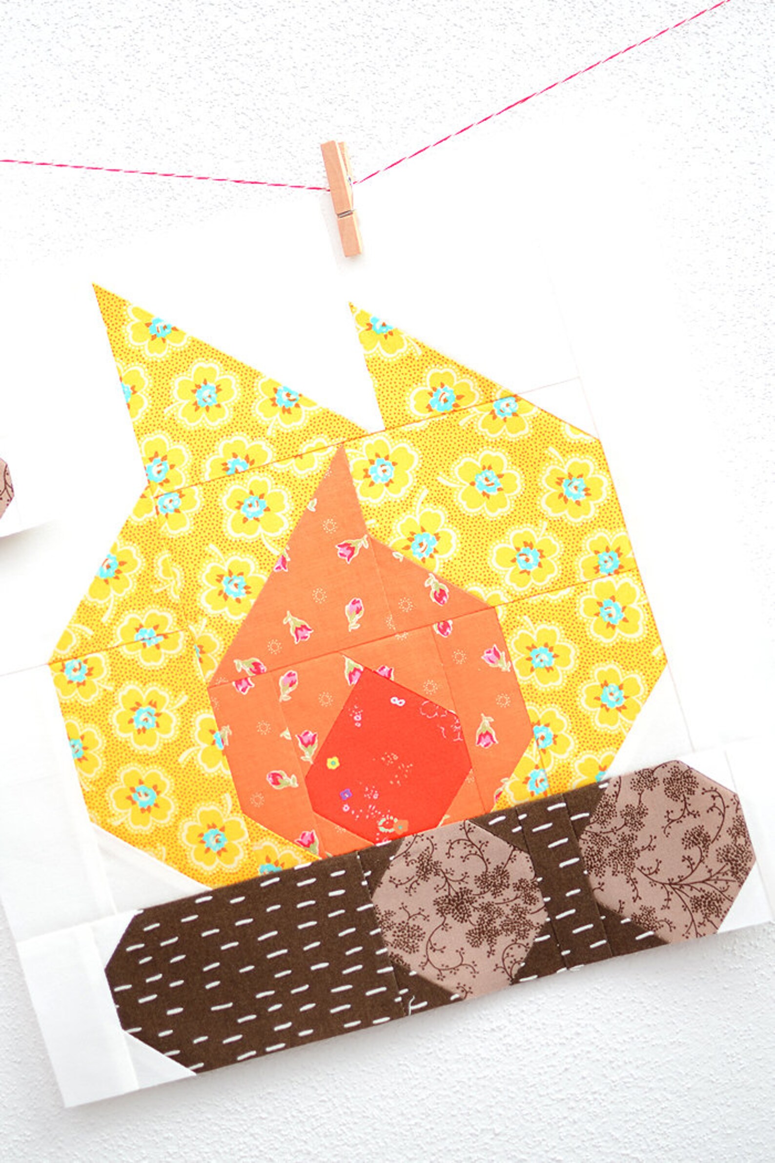 PDF Summer Camping Quilt Pattern - Campfire Quilt Pattern - Etsy