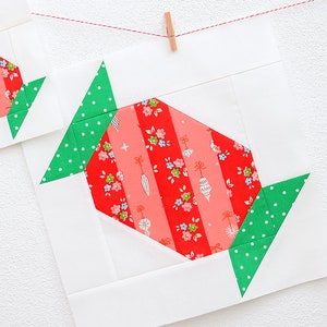 PDF Christmas Quilt Pattern - Christmas Candy Quilt Pattern - Etsy