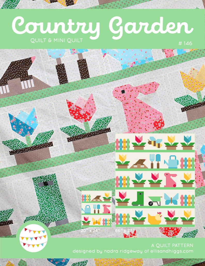 PDF Country Garden Quilt Pattern Bundle - Etsy