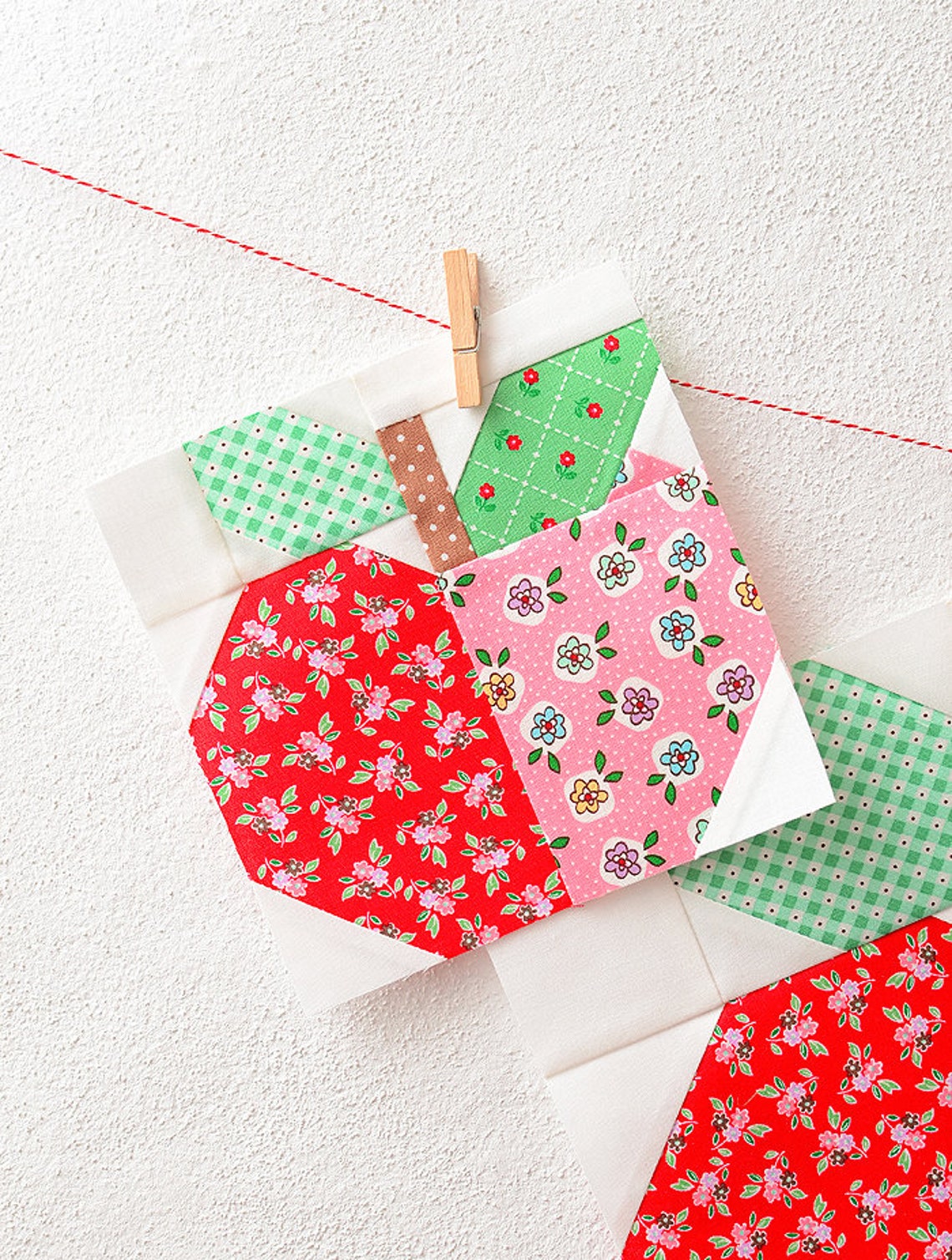 PDF Quilt Pattern Apple Quilt Pattern - Etsy