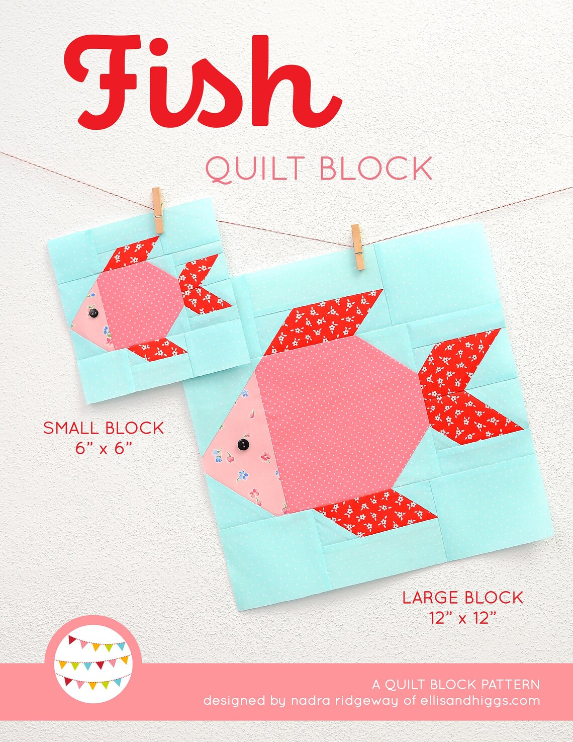 PDF Nautical Quilt Pattern Fish quilt pattern | Etsy