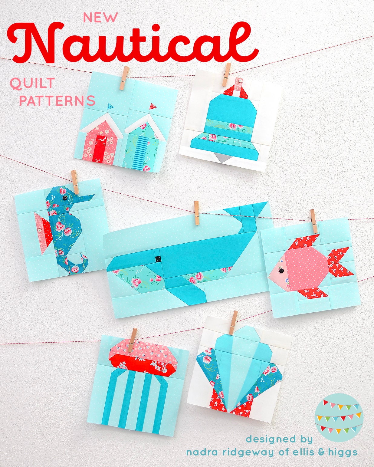 PDF Nautical Foundation Paper Piecing Quilt Pattern Seashell | Etsy