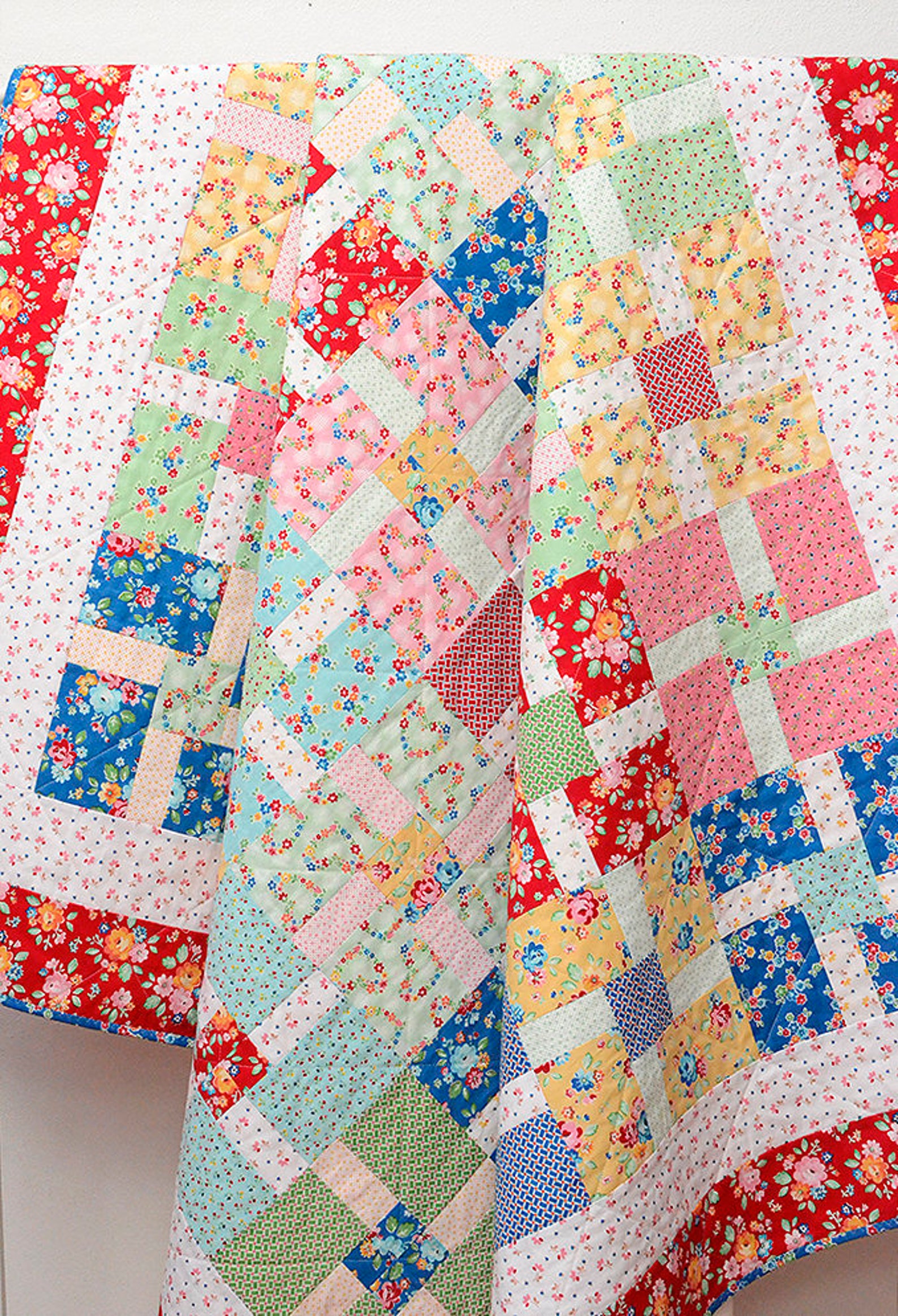PDF Quilt Pattern - Blossom Fields - Etsy