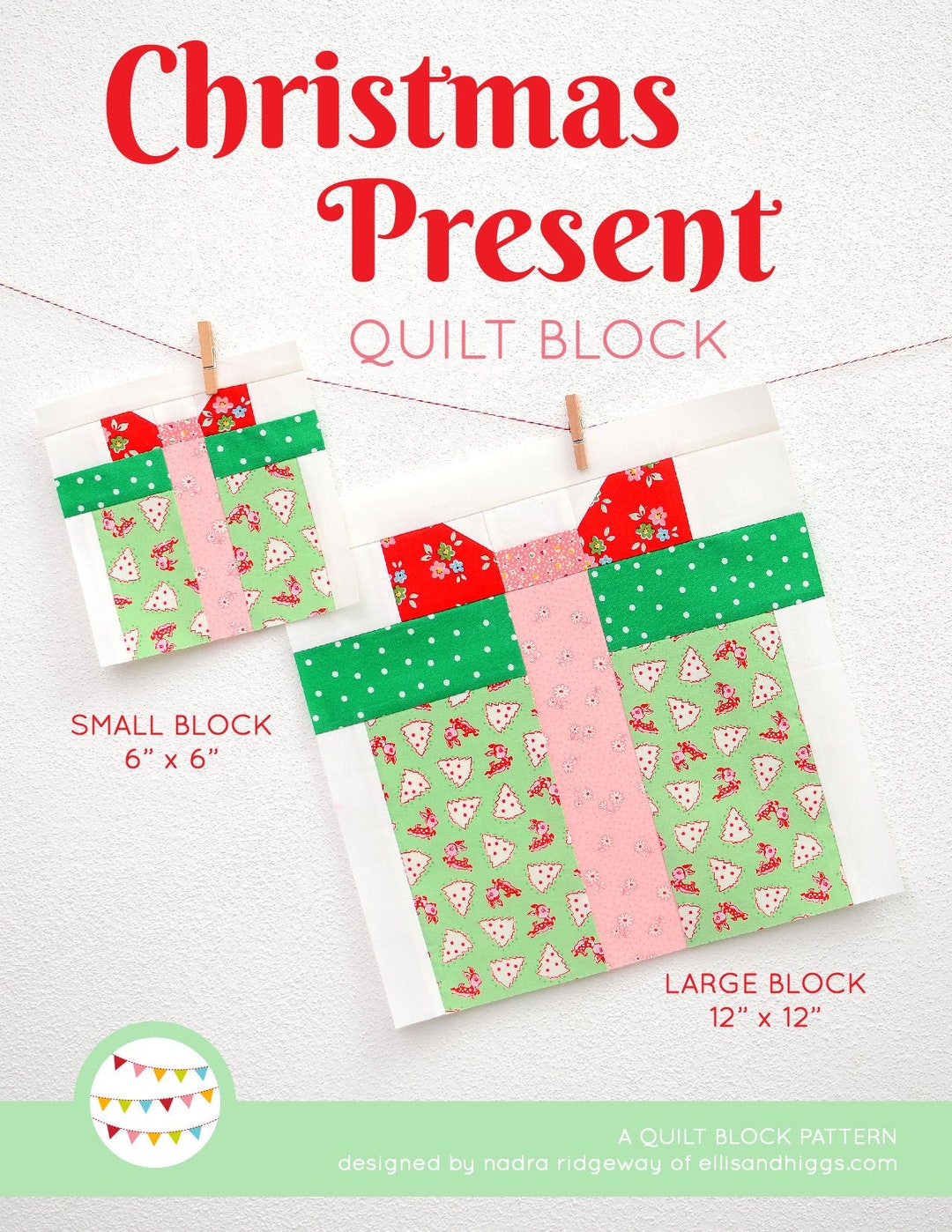 PDF Christmas Quilt Pattern - Christmas Present Quilt Pattern - Etsy