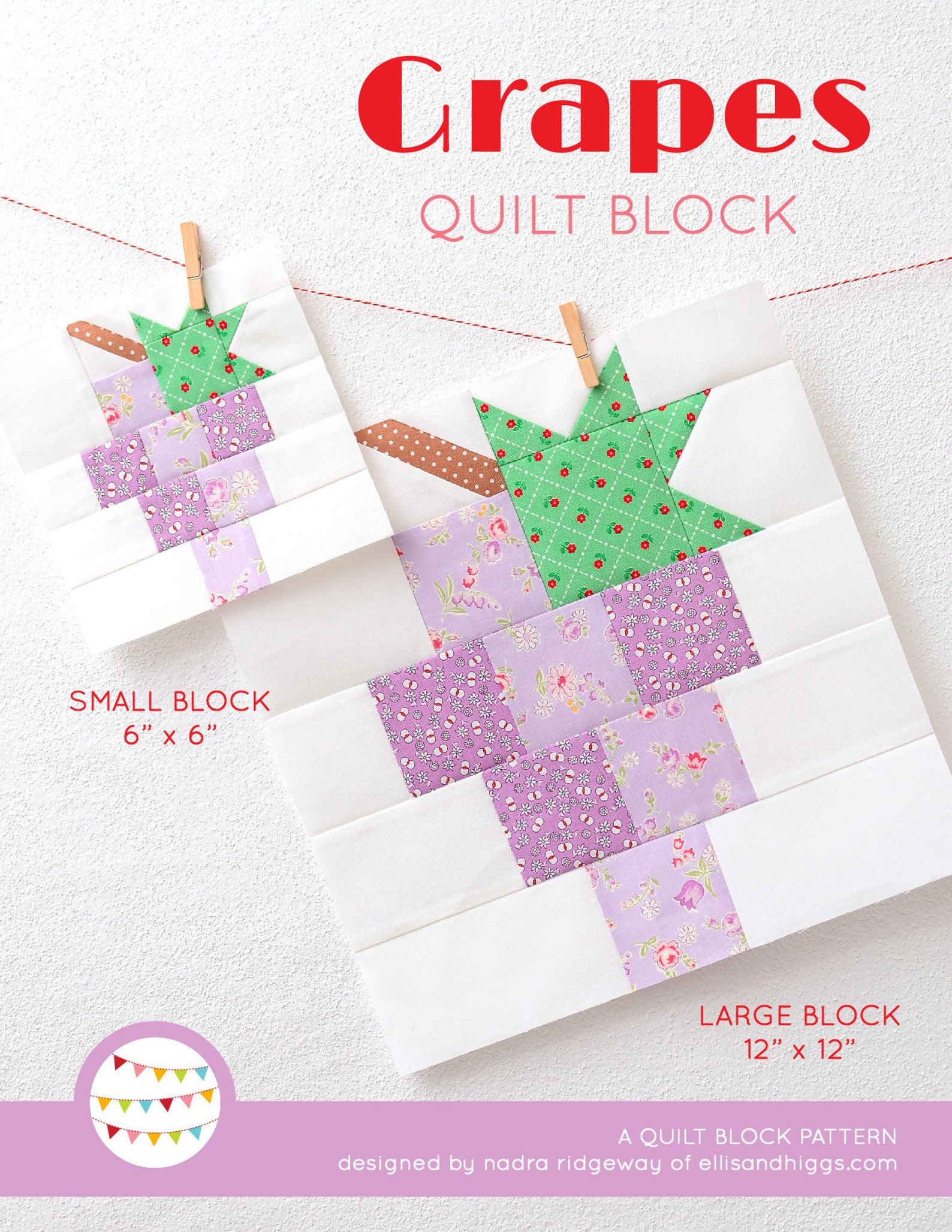 PDF Fall Quilt Pattern - Grapes Quilt Pattern - Etsy