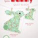 PDF Bunny Pattern Bundle, Reverse Instructions & Bunny Bunch Mini Quilt ...