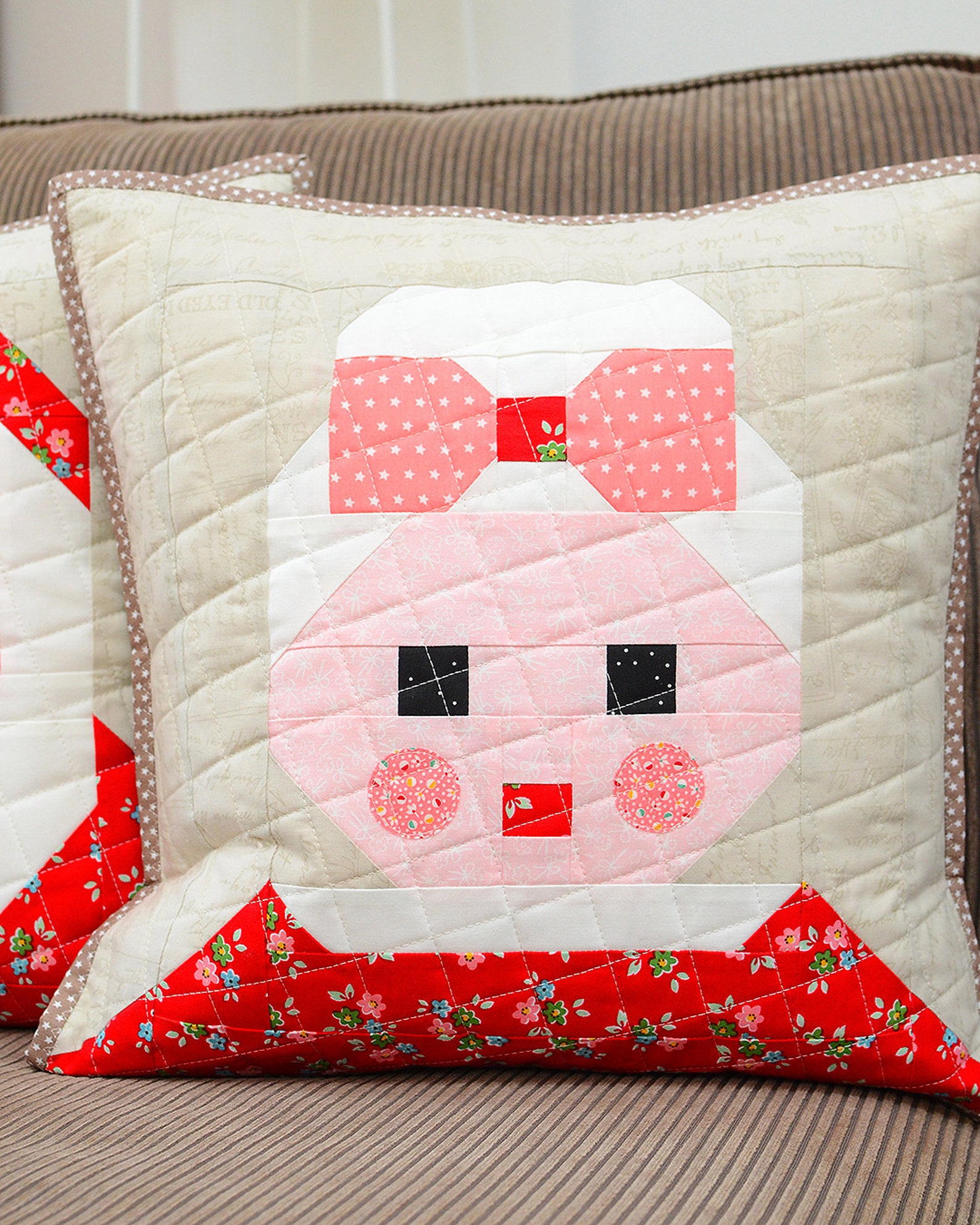 PDF Christmas Quilt Pattern Santa Claus Quilt Pattern - Etsy