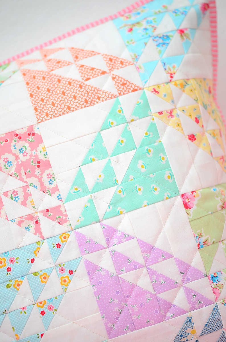 PDF Spring Quilt Pattern Spring Meadow Mini Quilt / Pillow | Etsy