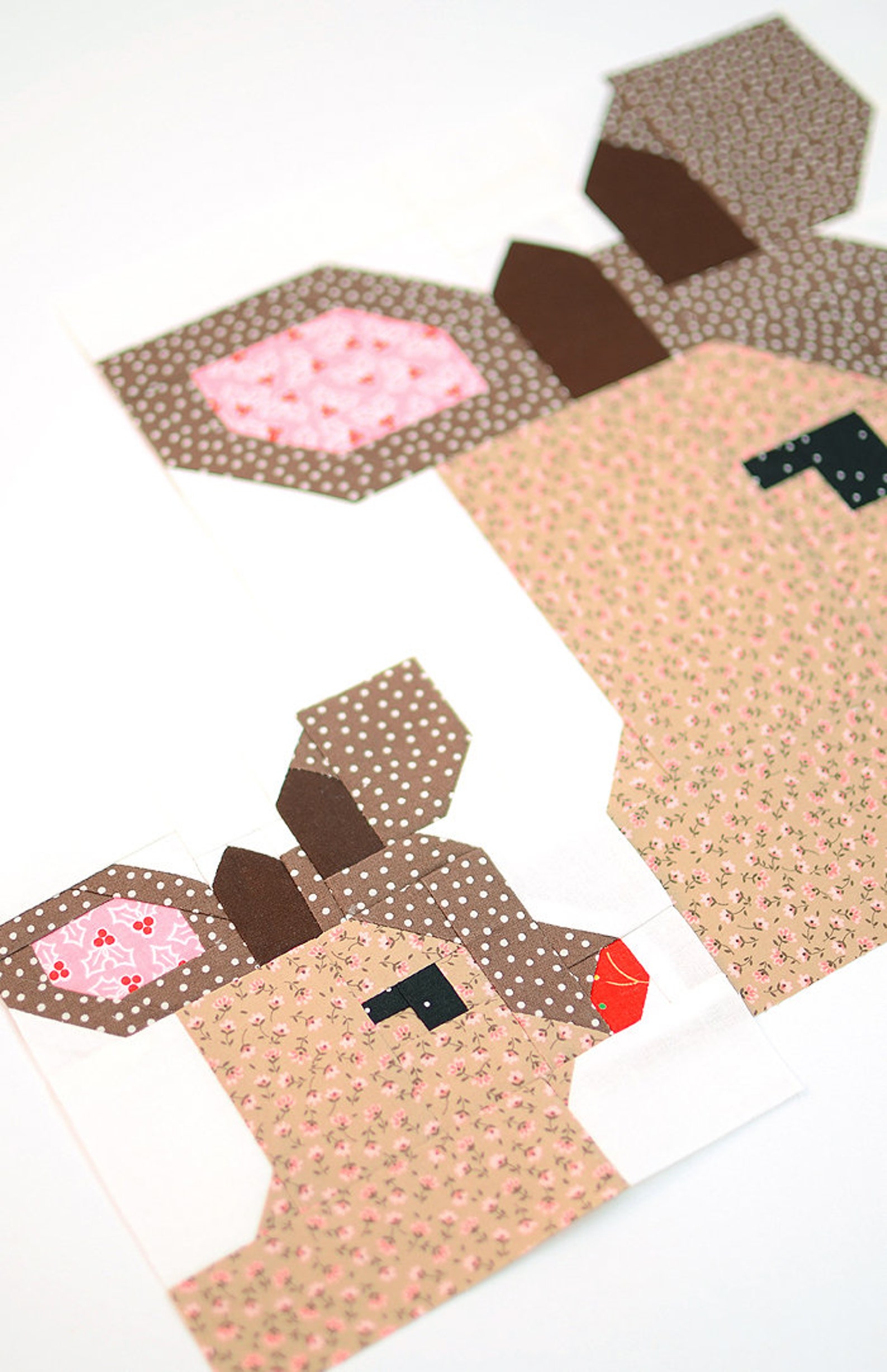 PDF Christmas Quilt Pattern - Reindeer Quilt Pattern - Etsy