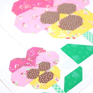 PDF Spring Quilt Pattern - Pansy Quilt Pattern - Etsy