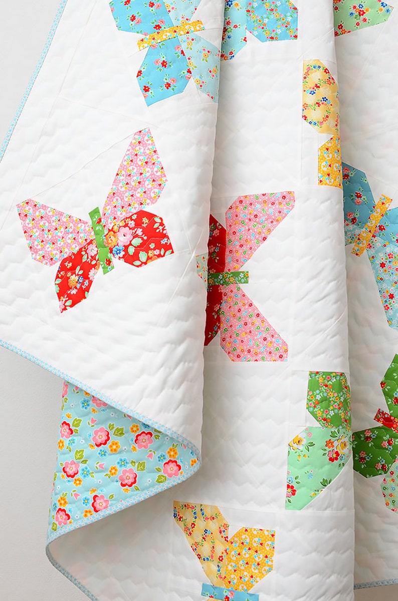 PDF Spring Quilt Pattern - Butterfly Quilt - Etsy