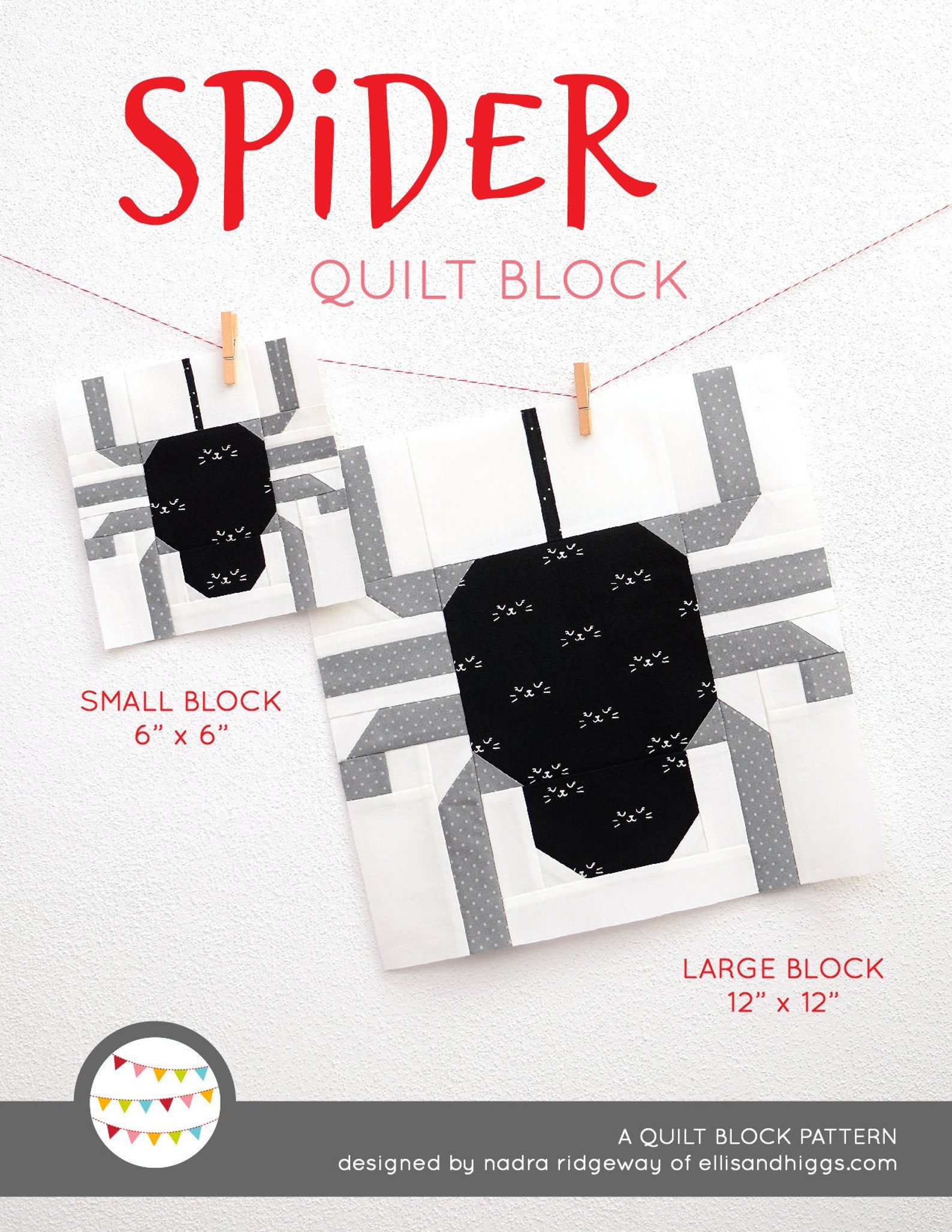 PDF Halloween Quilt Pattern Spider Quilt Pattern - Etsy
