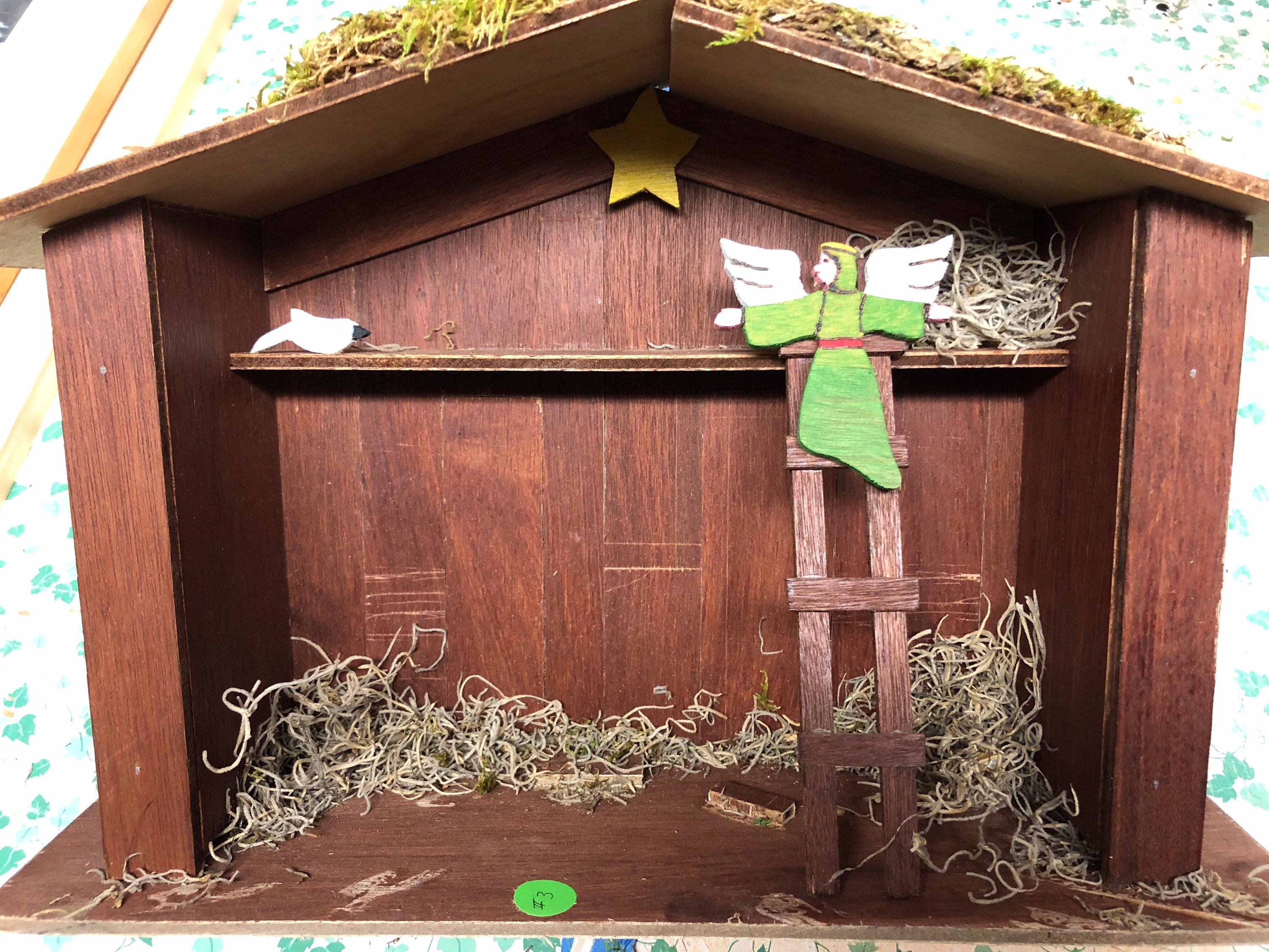 CHRISTMAS - 3-D Wooden Nativity Scene #6