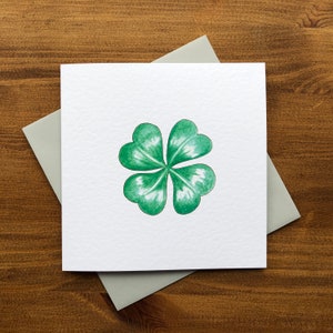 Good Luck Card Greeting Card Hand Drawn Art Blank Card - Etsy