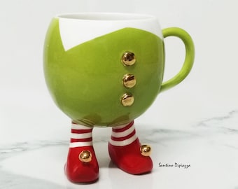 Walking Table Ware Handmade Pottery With Legs by WalkingPottery