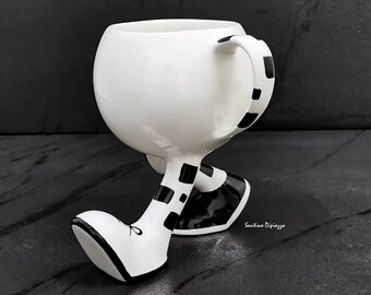 Walking Pottery Cup - Etsy