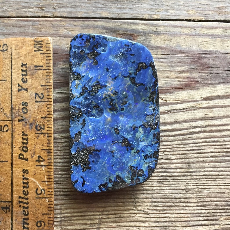Large Blue Boulder Opal Freeform Polished Slab 103.35ct - Etsy