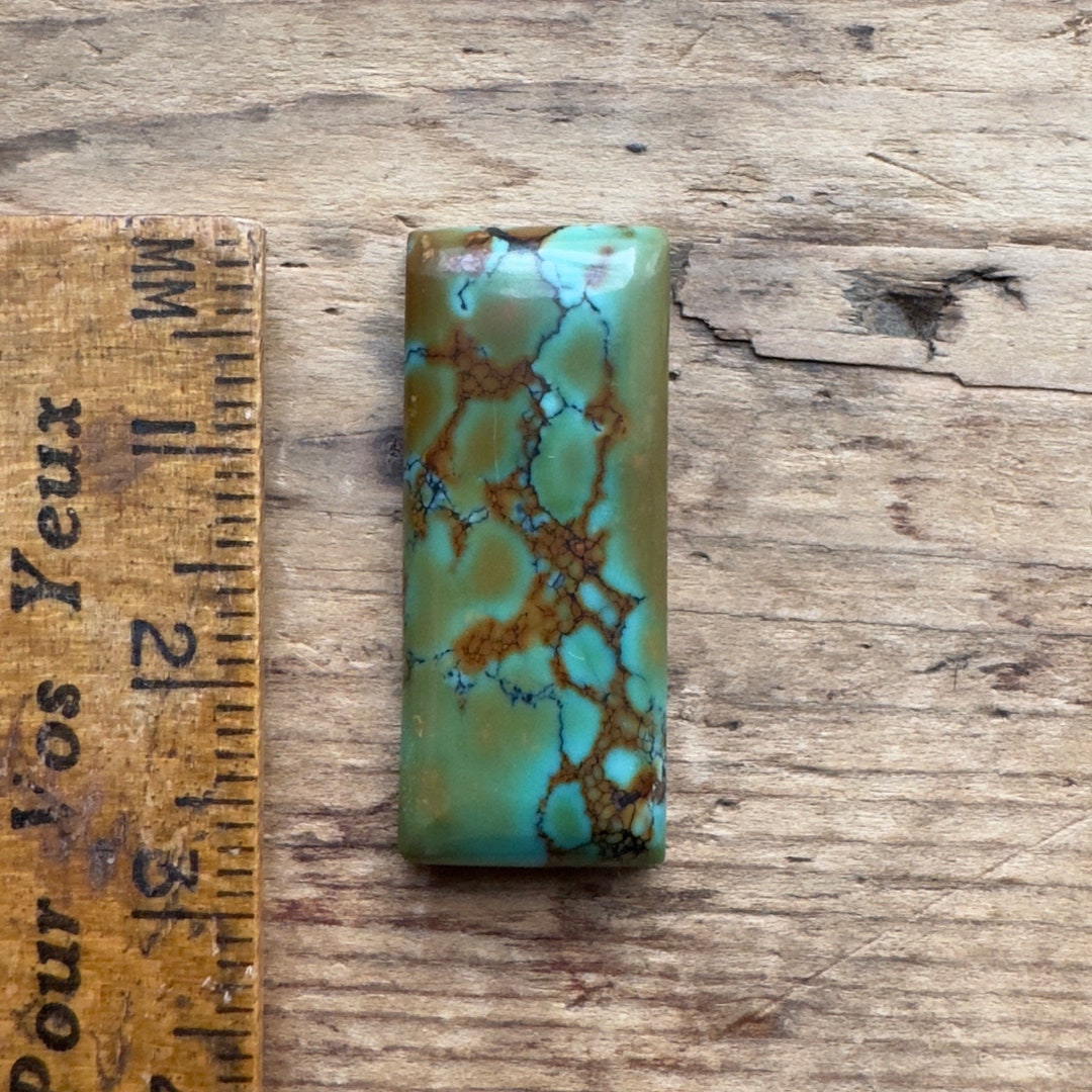 Natural Chinese Turquoise Rectangular Cabochon 17.60ct - Etsy