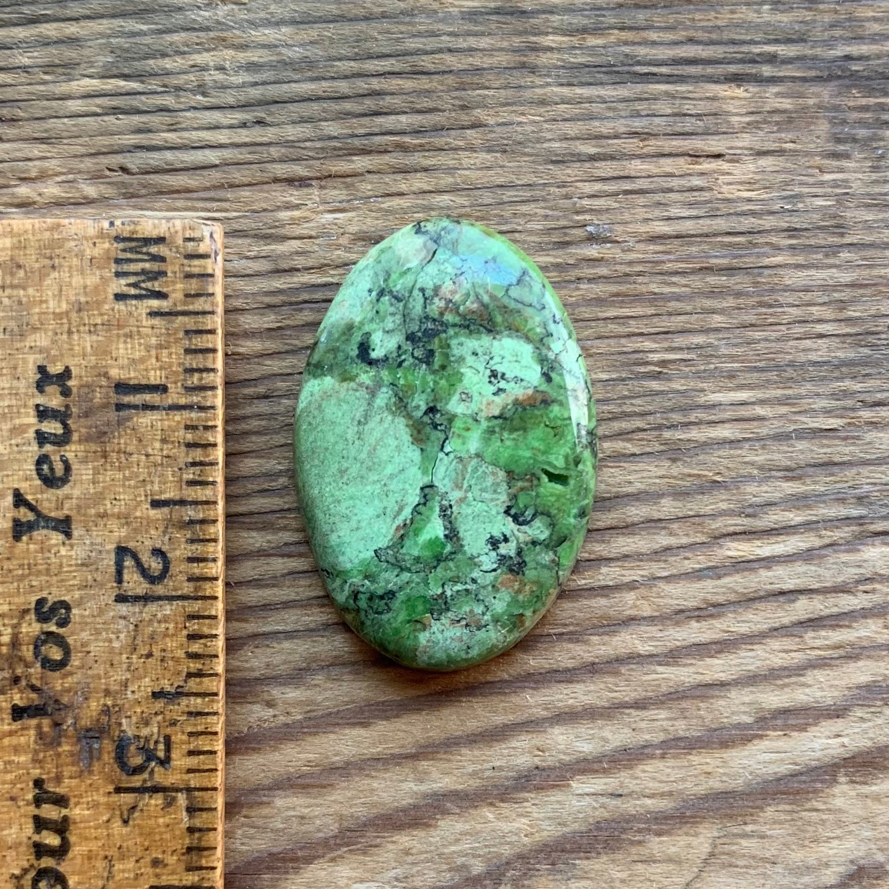 Rare Gaspeite Oval Cabochon Large Unusual and Unique | Etsy