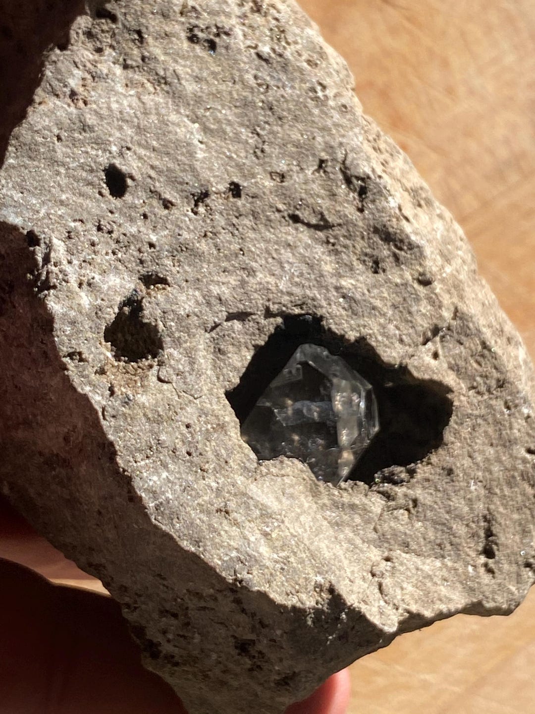 LARGE Herkimer Diamond Crystal in Matrix Double Terminated Quartz ...