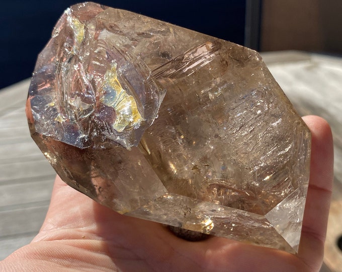 Herkimer Diamond Crystal LARGE Rough Elestial Natural New York Herkimer ...