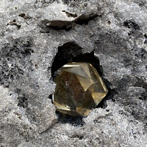 LARGE Herkimer Diamond Quartz Crystal in Matrix Double Terminated ...
