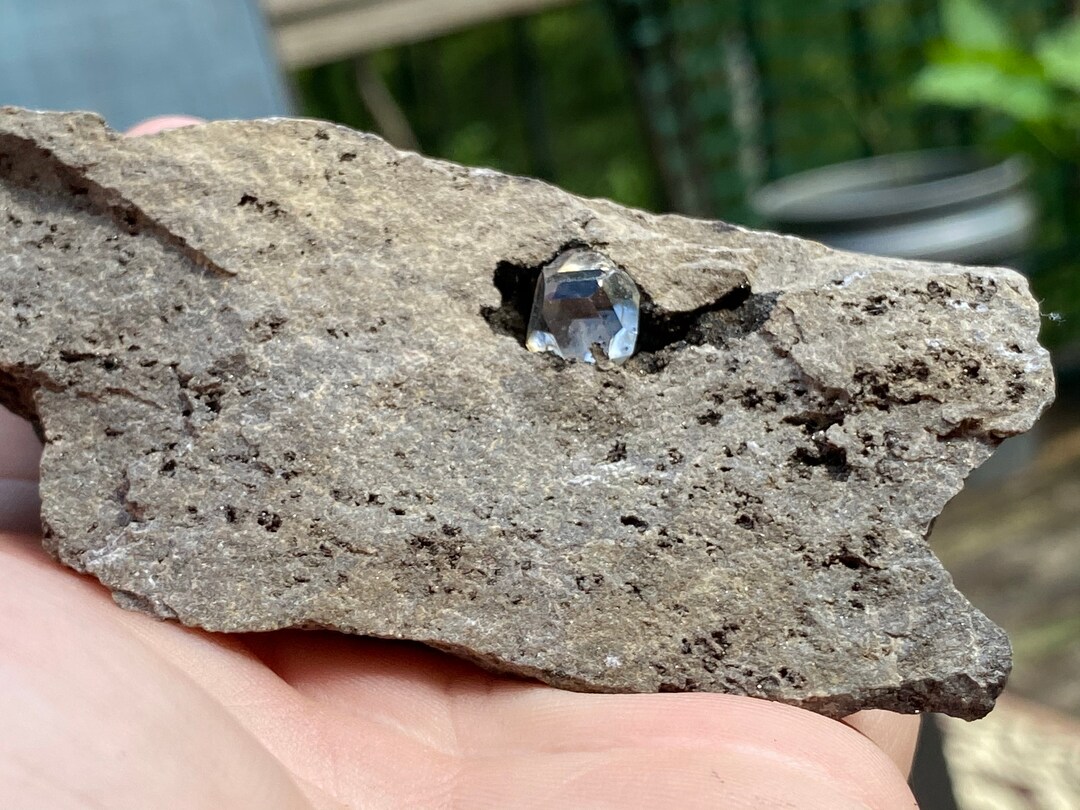 Herkimer Diamond Crystal in Matrix Double Terminated Quartz Crystal ...