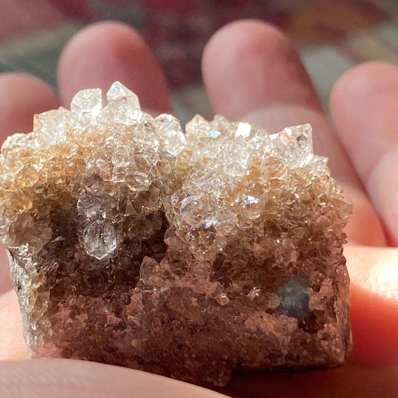 Druzy Quartz Ring - Etsy