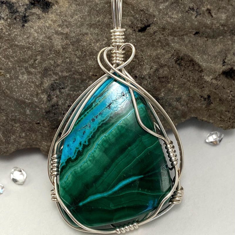 Wire Wrapped Pendant - Etsy