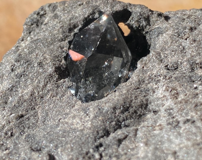 LARGE Herkimer Diamond Crystal in Matrix Double Terminated Quartz ...
