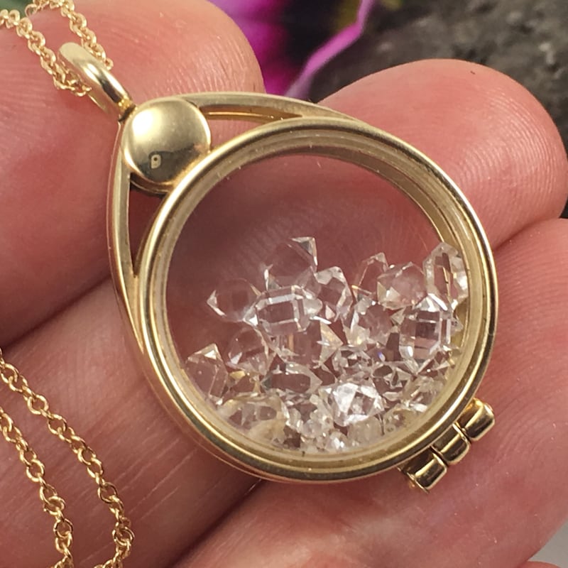 Glass Locket - Etsy
