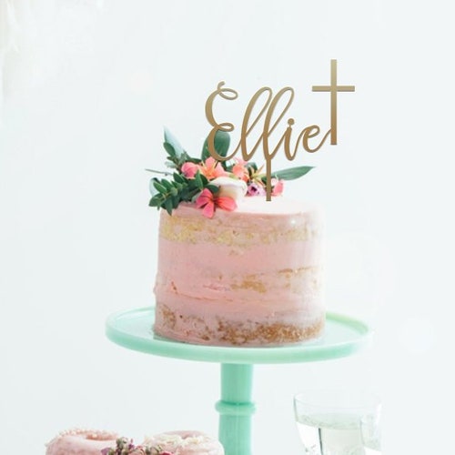 Christening Topper/cake Topper/religious Cake - Etsy