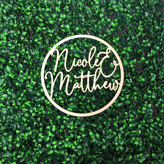 Personalised Wooden Hoop Sign for Wedding / Engagement | Etsy Australia