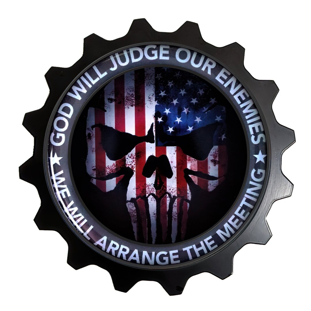 Aluminum Grille Badge Skull "the Judge" Black Finish - Fits Many ...