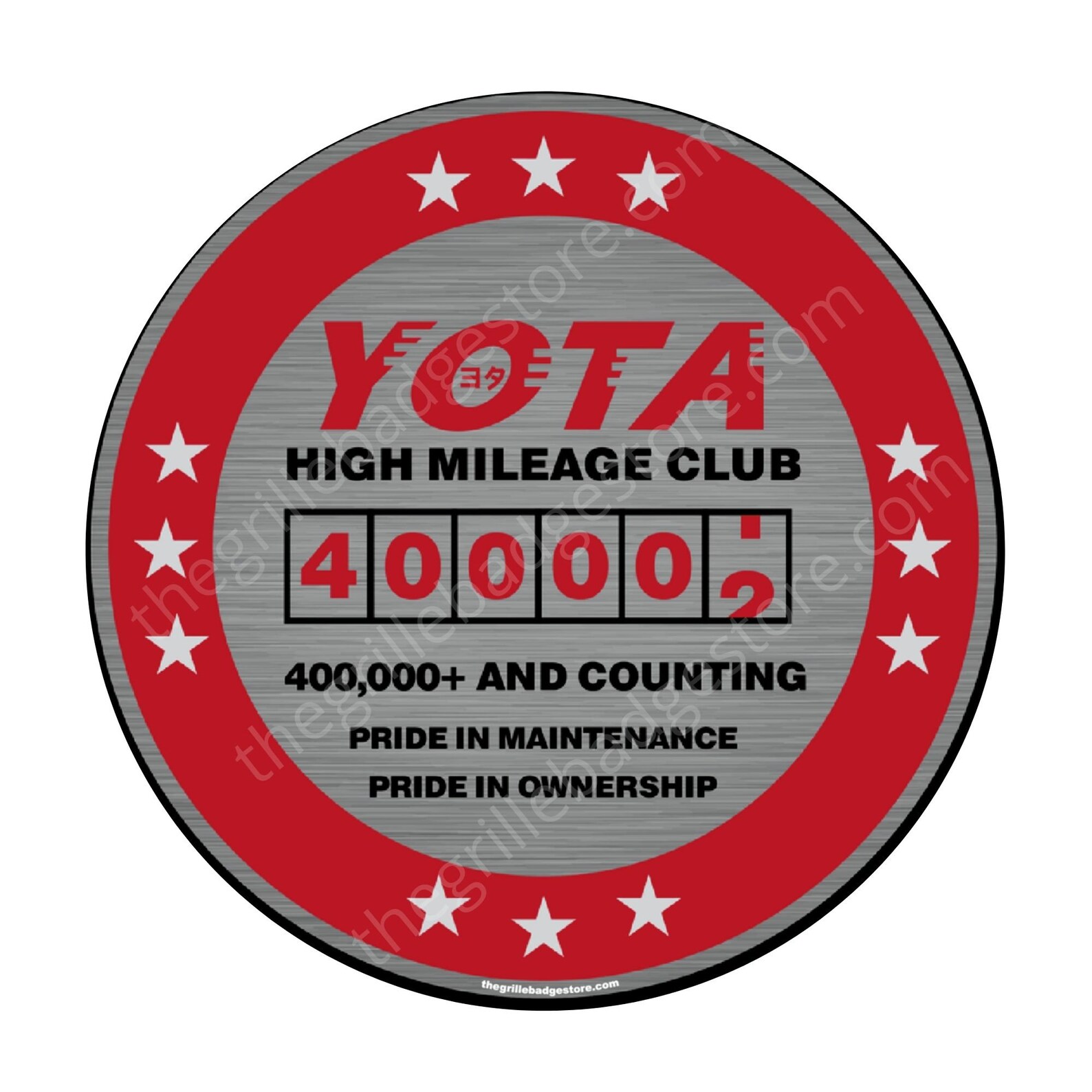 3 High Miles Decal Sticker 100K 200K 300K 400K 500K Fits - Etsy