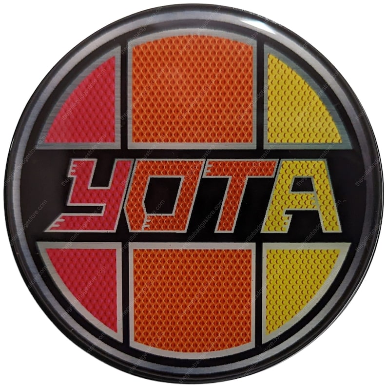 The Aluminum Grille Badge Emblem Yota Fat Style *fits & Compatible on ...