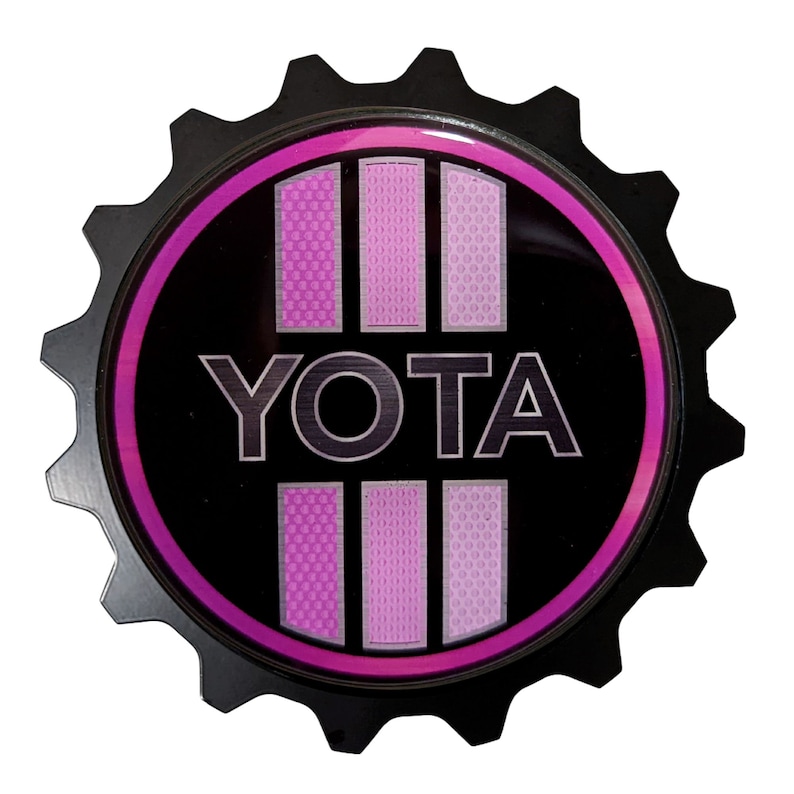 Pink Grille Badges Fitting Tacoma, Tundra, FJ Cruiser, 4runner and More ...