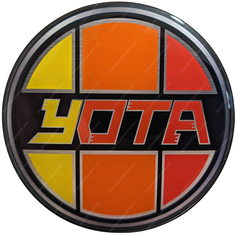 The Aluminum Grille Tacoma Badge Emblem Yota Fat Style fits & - Etsy